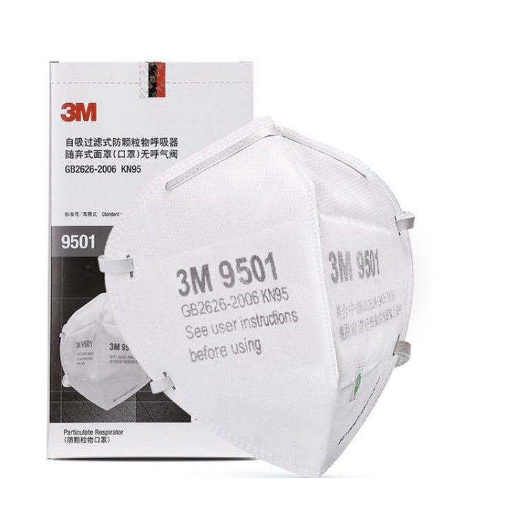3M Particulate Respirator 9501+ KN95 / P2 Mask Earloop 50 Pcs/Box ...