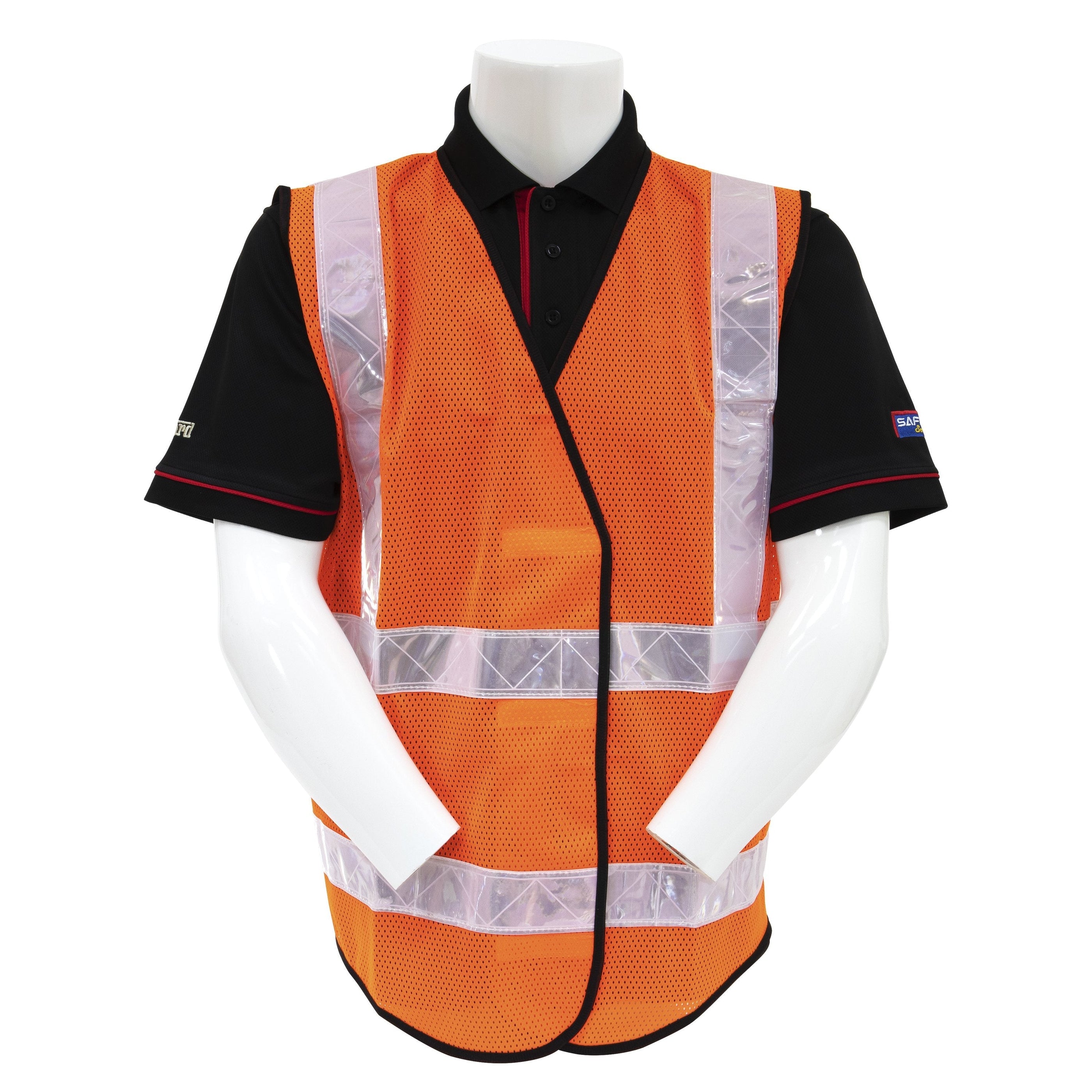 AL-Gard SVP2OB Class 2 Breathable Mesh type High Visibility Orange Saf ...
