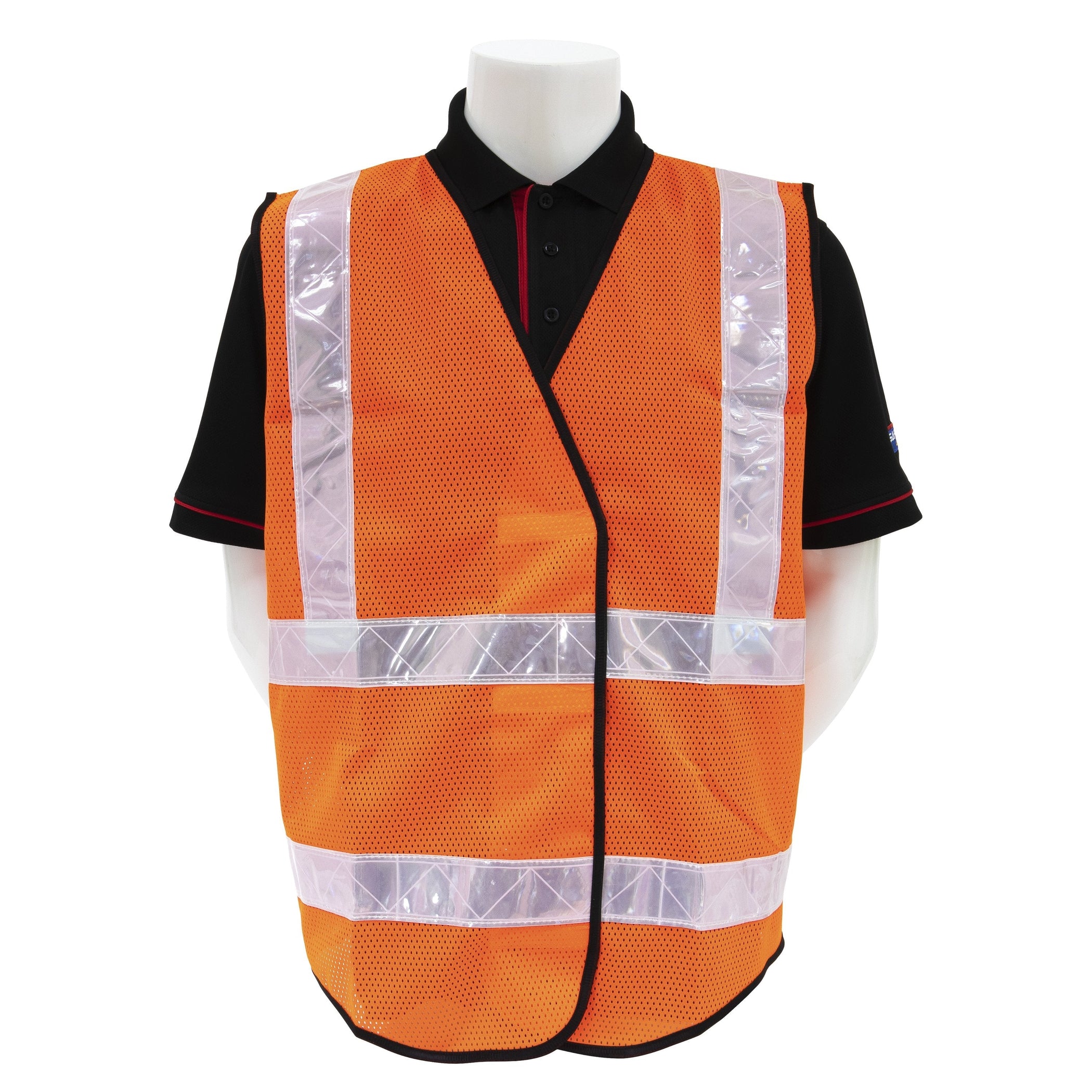 AL-Gard SVP2OB Class 2 Breathable Mesh type High Visibility Orange Saf ...