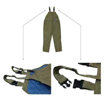 Blue Eagle AR3 Arc Flash Bib Coverall Rated 40 Cal — Safety Solutions ...