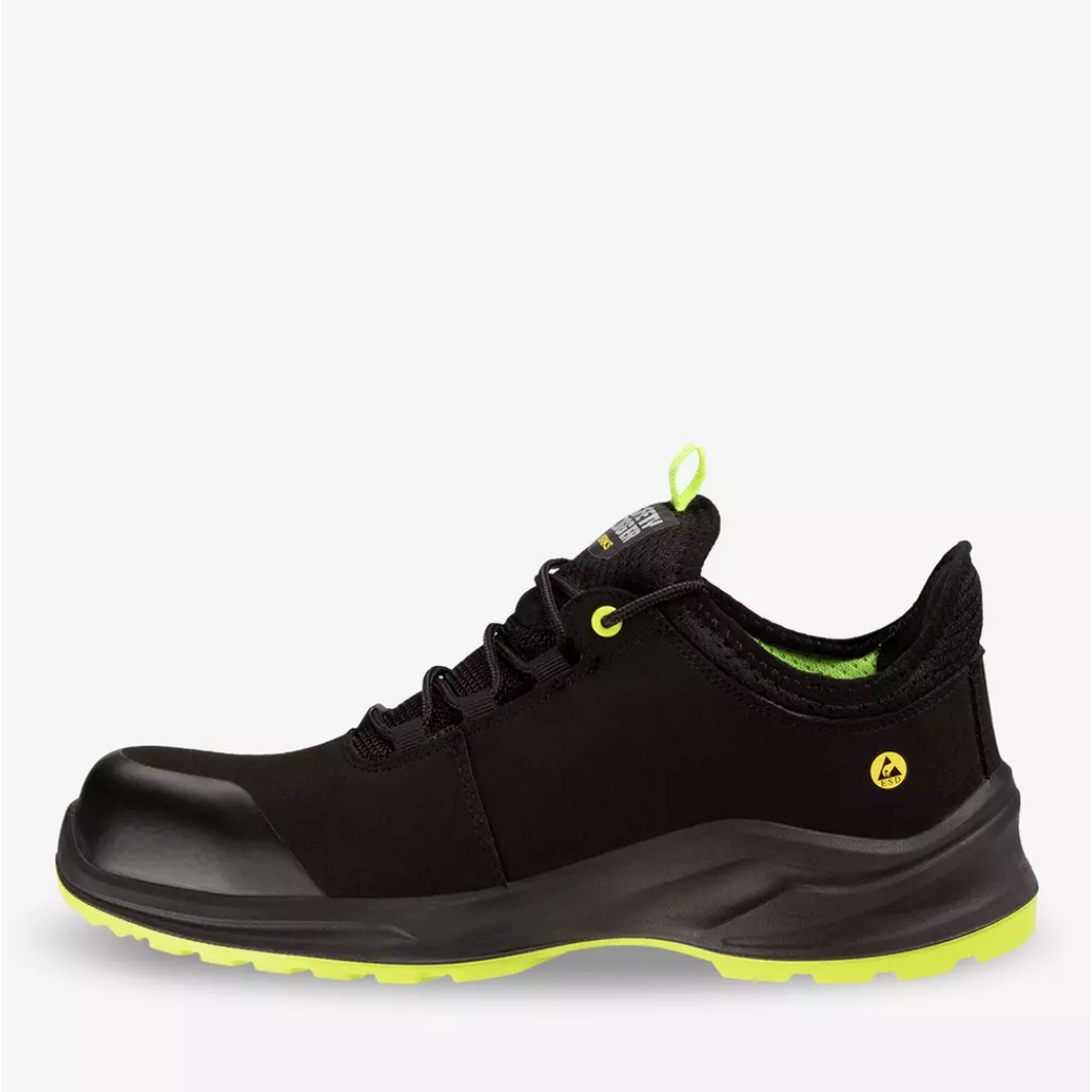 Safety Jogger MODULOS S3S Low SC SR ESD CI FO Metal-free, Black Vegan ...