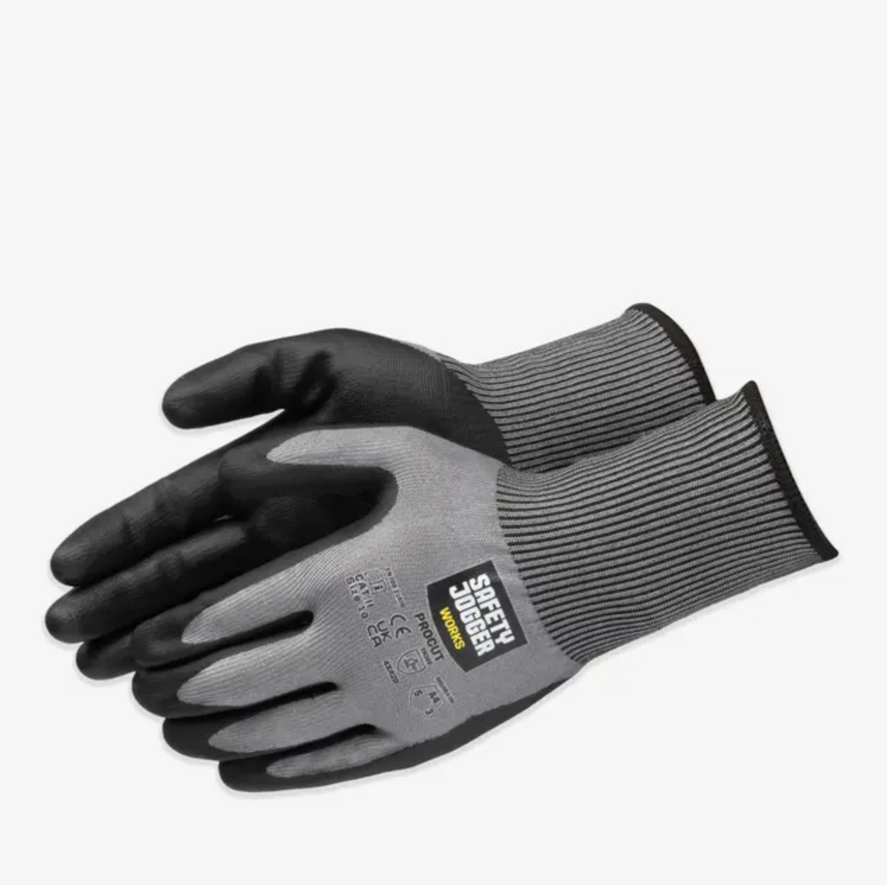Safety Jogger PROCUT Nitrile Foam Coated, Level D Cut Resistant Gloves ...