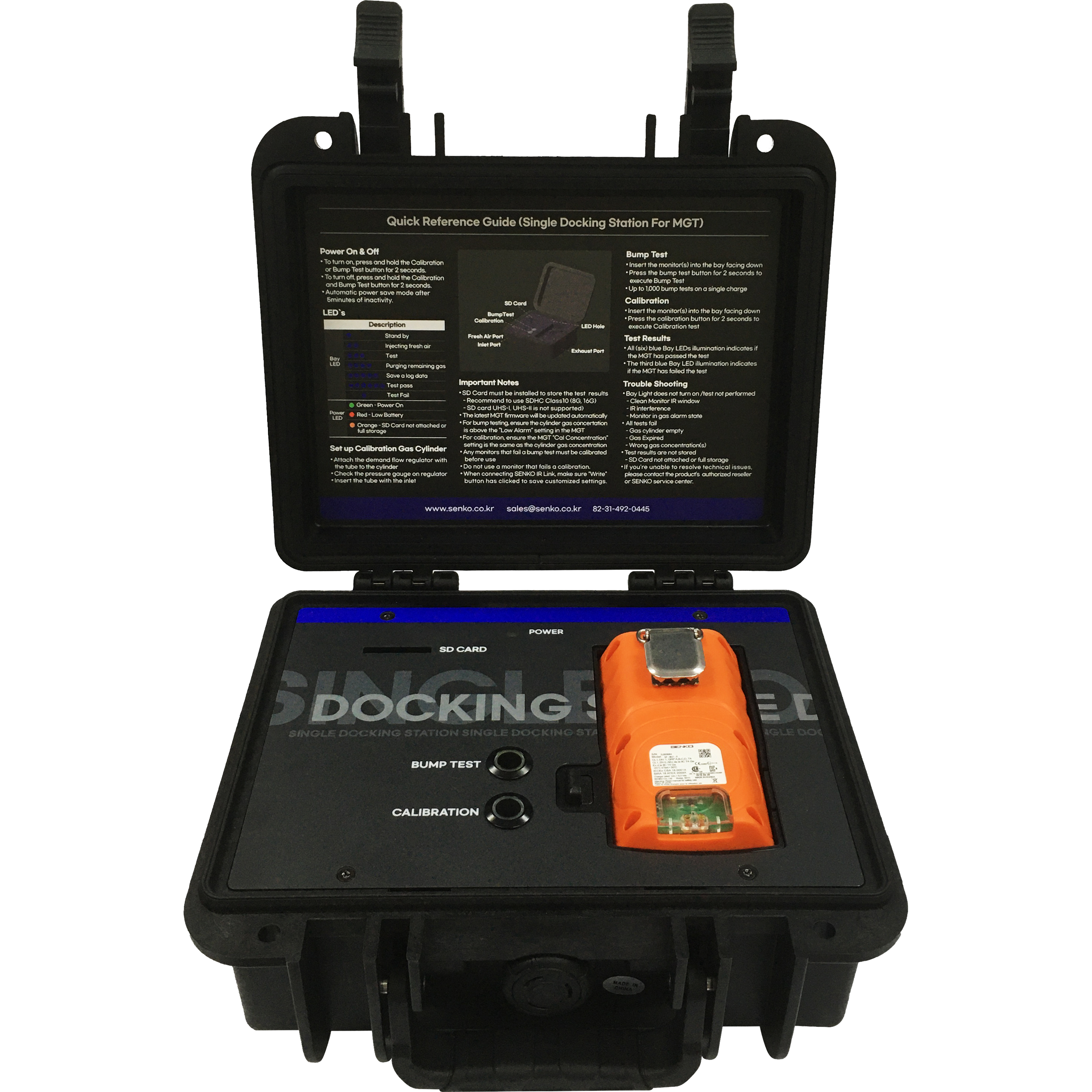 Senko MGT Single Docking Station (Bump Testing and Calibration) MGT Po ...