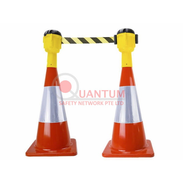AL-GARD Traffic Cone Mountable Topper Retractable Barrier | Affordable ...