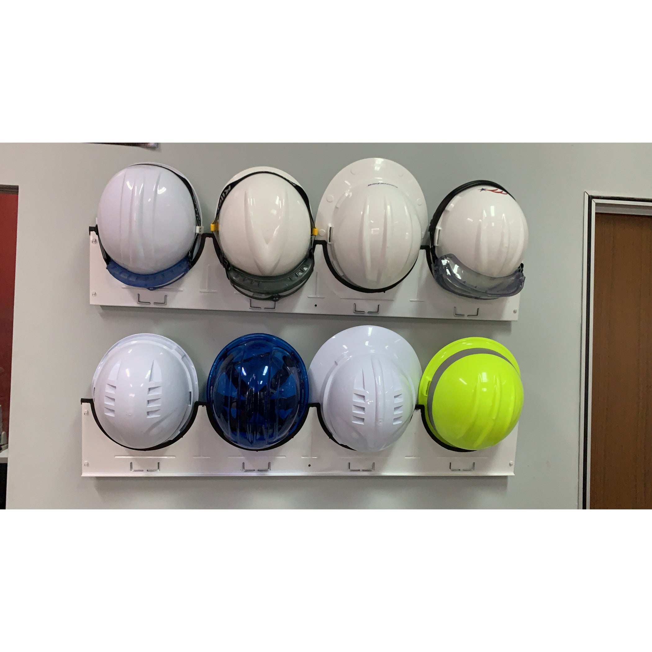 AL-Gard ALG-HH4 Helmet Holder / Rack for 4 Safety Helmets — Safety ...