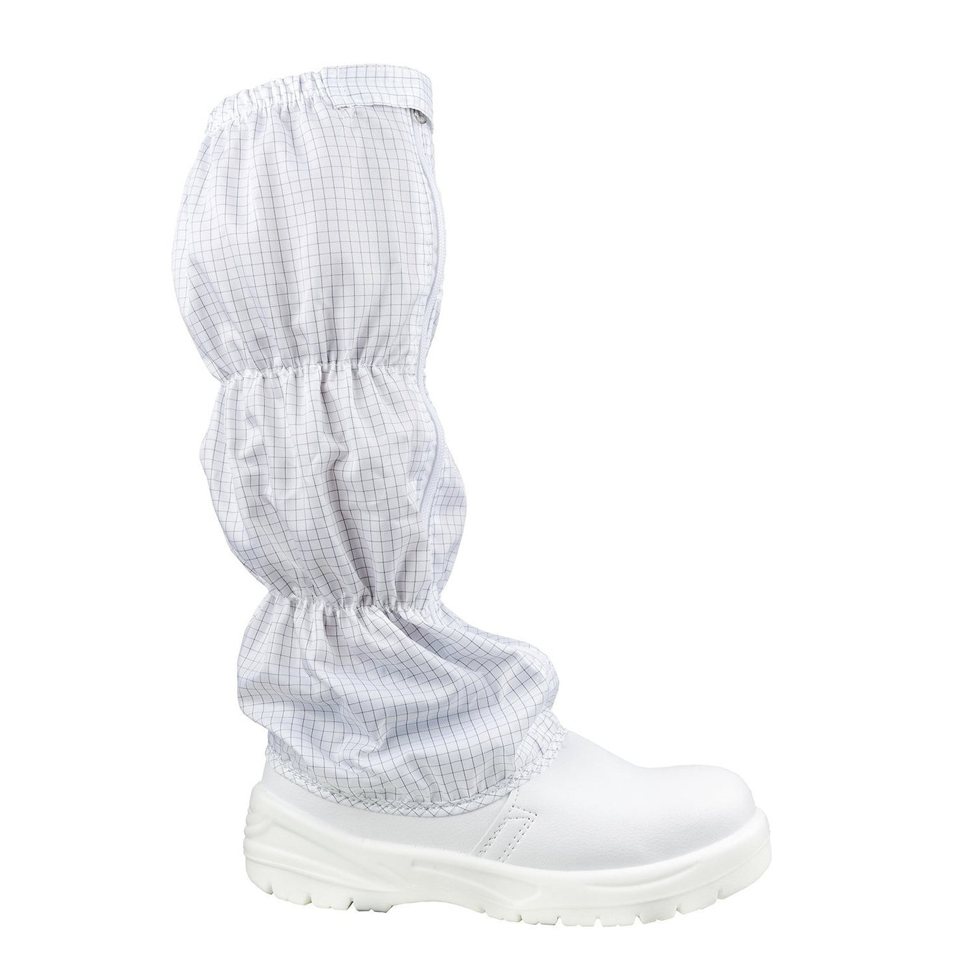 AL-Gard Cleanroom ESD Safety Booties W/ Steel Toe Cap and Grid Fabric ...