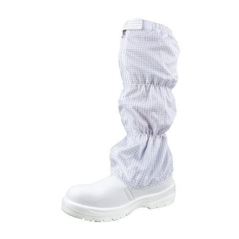 AL-Gard Cleanroom ESD Safety Booties W/ Steel Toe Cap and Grid Fabric ...