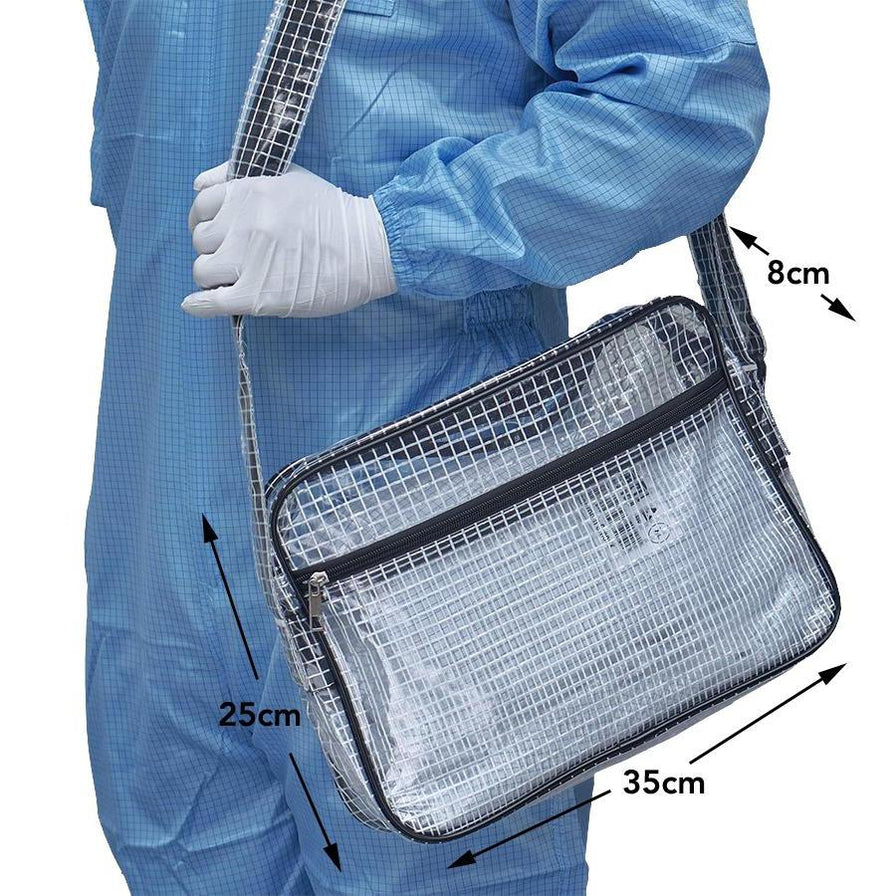 Al-Gard ALG-CRB35 Anti-Static PVC Transparent Cleanroom Bag (Medium ...