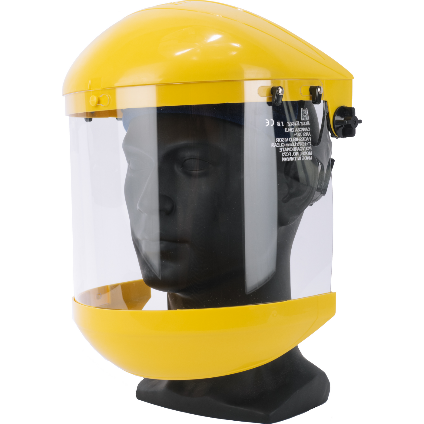 Blue Eagle Impact Resistant Visor / Face Shield with Chin Guard with H ...