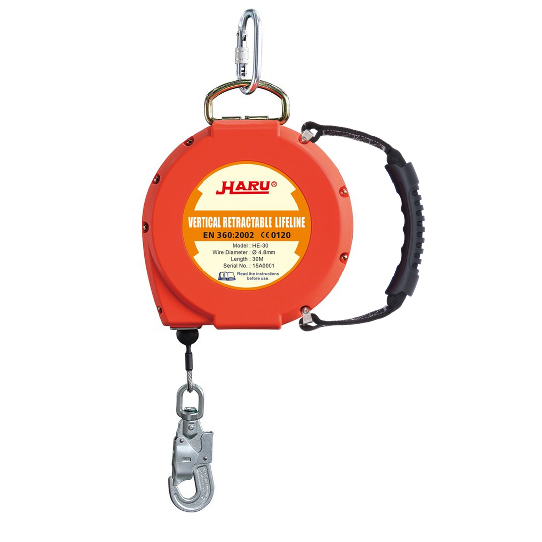 Haru HE-30 Vertical Retractable Lifeline (EN360) — Safety Solutions ...